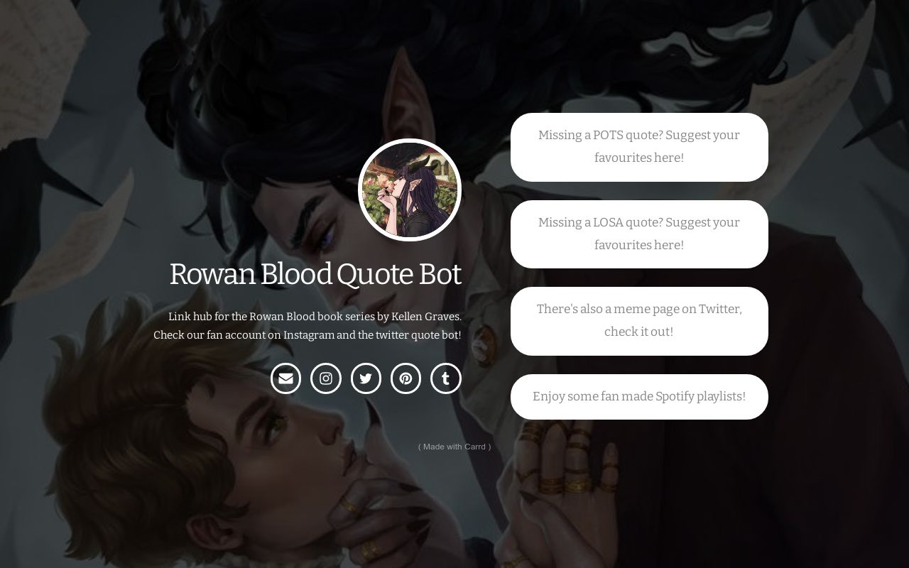 Rowan Blood Quote Bot